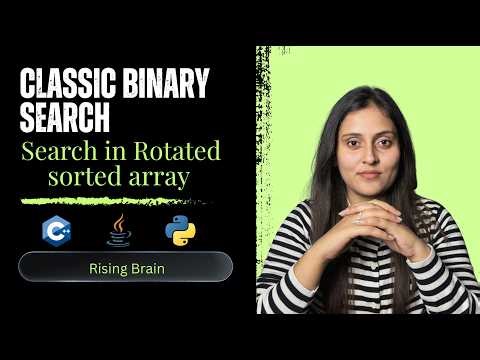 Search in Rotated Sorted Array | Binary Search Pattern | C++ Java Python