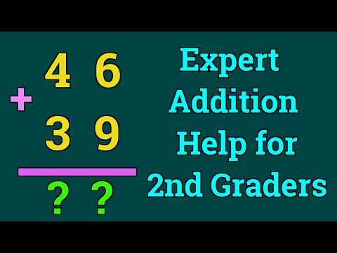 Expert Addition Help for 2nd Graders | 46 + 39 = ?