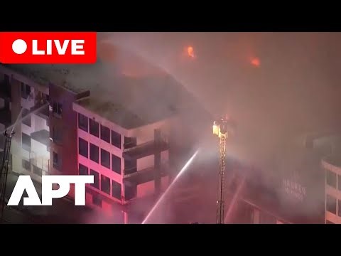 LIVE | Denver Inferno: Fire Rips Through Under-Construction High-Rise | APT