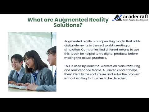 Augmented Reality Solutions Benefits and Importance for Businesses
