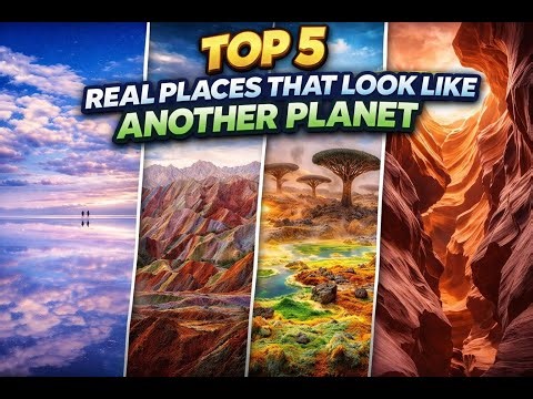 Top 5 Real Places That Look Like Another Planet | Alien Worlds on Earth