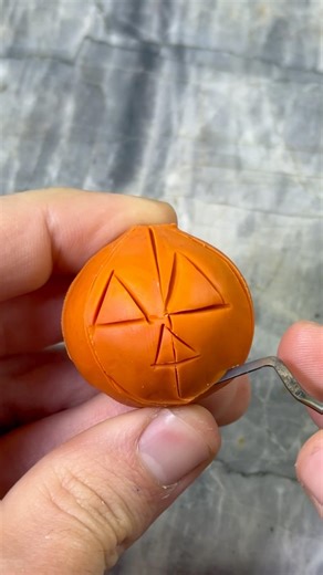 Hallowen Pumpkin 🎃 with Clay 🎃❤️‍🔥