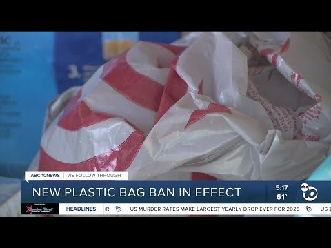 State's new plastic bag ban now in effect