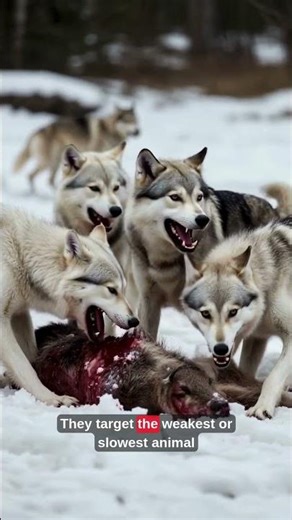 How Wolves Hunt in Packs | Teamwork Strategy Explained