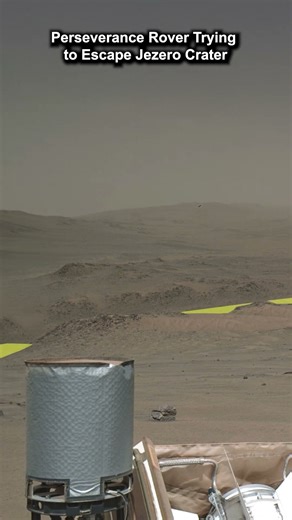 The Mars Rover Tries to Climb out of its Crater