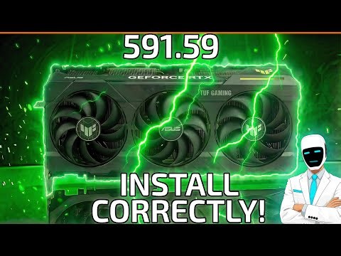 INSTALL DRIVER CORRECTLY! Nvidia Driver Update 591.59 | RTX 5070 Driver Benchmark