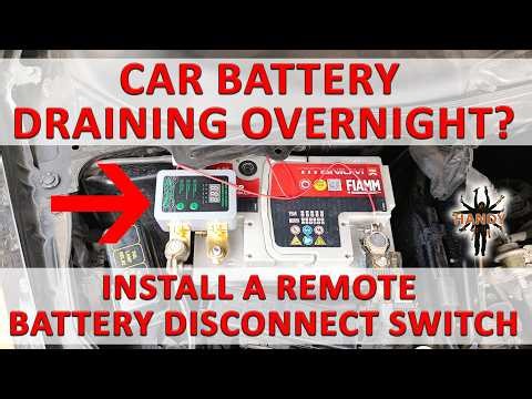 Car Battery Draining Overnight? Install a Remote Battery Disconnect Switch (Easy Fix)