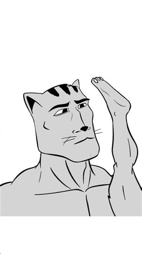 MEOW 👀 (Animation Meme) #shorts