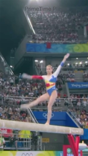 She Nailed Every Single Move on the Balance Beam #gymnastics #impressive #skills