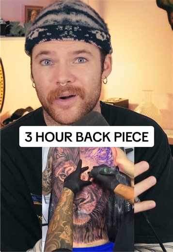 Mastering a 3 Hour Back Tattoo Session