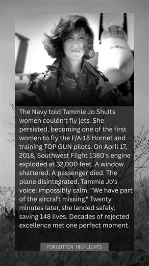 The Navy Rejected Her—Then She Landed a Plane After the Engine Exploded