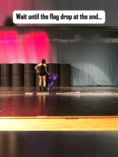 😳 Color Guard Captain Performs “Before You Go” — #colorguard #winterguard #colorguardflag #miracostahighschool #foryoupage #wgi #fyp #viral