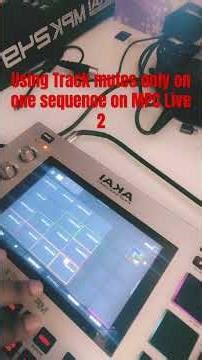 Using Track mutes in MPC Live 2