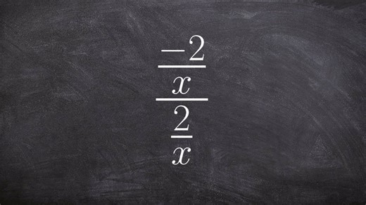 Simplifying complex fractions