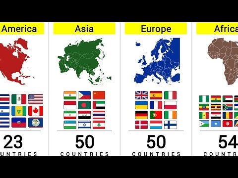 How Many Countries Are in Each Continent? 🌍 | Countries by Continent Explained Clearly