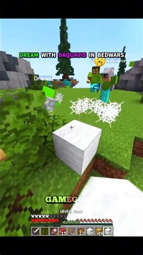 Dream with Daquavis vs Dream with Technoblade in Bedwars 🥶