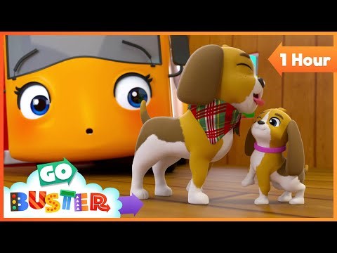 Buster Saves the Puppy 🐶🚌 | Go Buster - Bus Cartoons & Kids Stories | 1 Hour