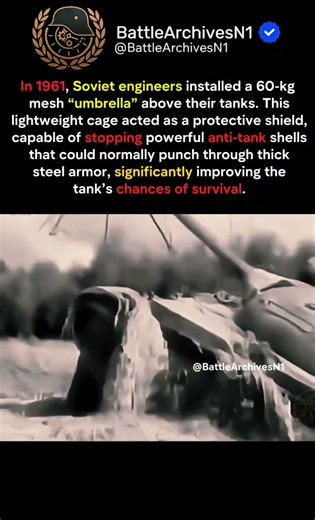 The Soviet Tank “Umbrella” That Stopped Deadly Anti-Tank Shells 🛡️💥
