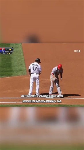 MLB First Basemen Pulls Hidden Ball Trick While Runner Cleans His Uniform