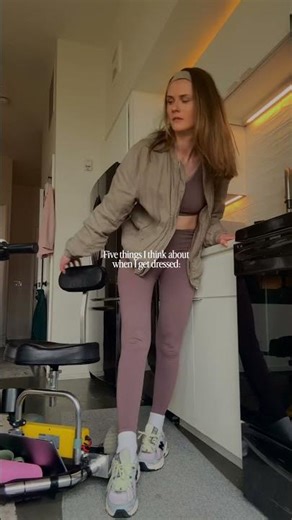 What do ￼you think about when you’re getting dressed ?