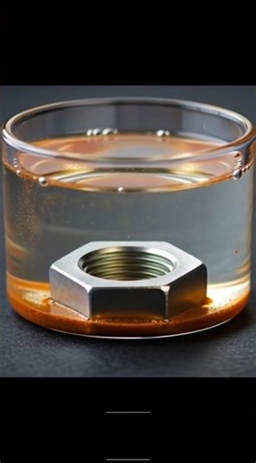 Amazing Rust Removal on a Threaded Steel Nut!#rustremoval #steel nut #threadednut #metalrestoration