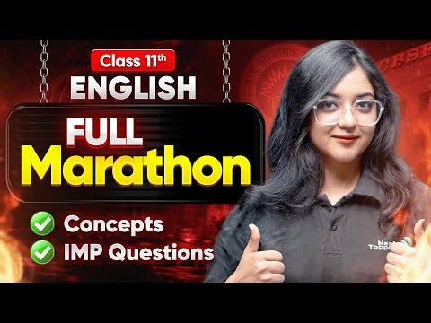 Class 11 ENGLISH MARATHON🔥| 11th Most Important Questions of All Chapters in One Shot