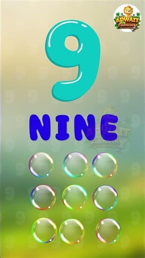 🎉 Learning Number 9 | Count to Nine | Fun Numbers for Kids 🎉