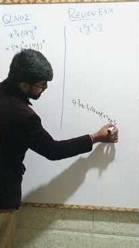 9th Class Math New Book Review Exercise 4 Q2 Class 9 Math New Book Review Ex.4 Q2 #9thmath#shortmath