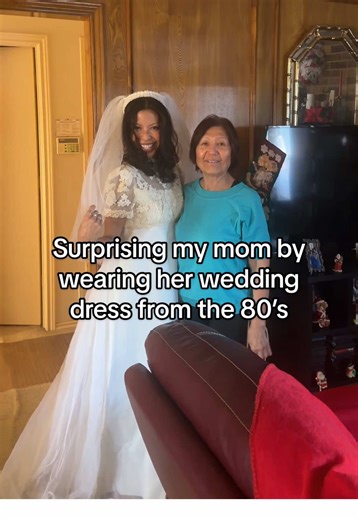 Heartwarming Surprise in Mom's 80's Wedding Dress