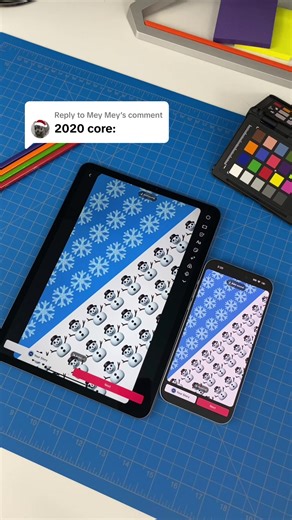 Double Snowflake vs Snowman Emoji Tutorial