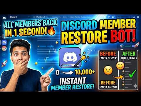 Discord Member Backup & Restore Bot Tutorial 2026 | Full Setup Guide