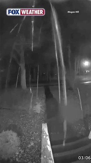BOOM: Ring Camera Footage From A Residence In Missouri Filmed A Lightning Bolt Light Up The Sky