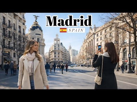 The Most Beautiful City In Europe - Madrid Spain 🇪🇸 - 4K Walking Tour
