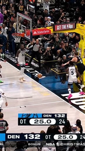 👀 the FANTASTIC FINISH of TIMBERWOLVES/NUGGETS in Denver! | NBA