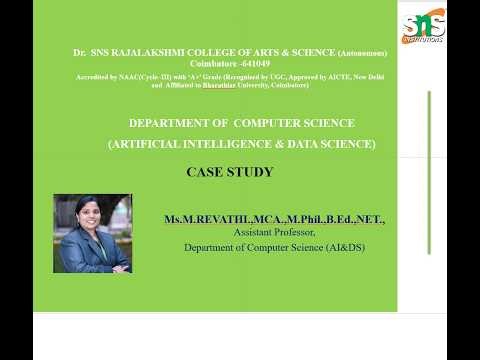 Case Study||Data Science||SNS Istitutions