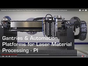 XYZ Gantry Positioning System, Precision Linear Robot for Automation Platforms & Laser Processing