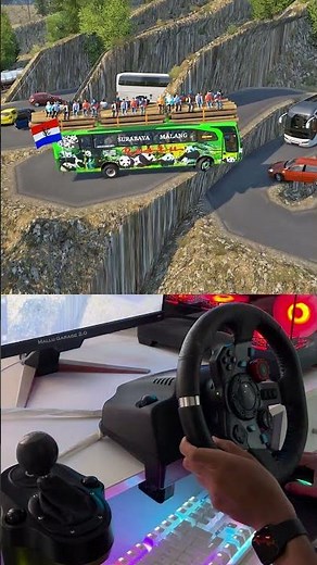 Dangerous MAP Mod with overloaded BUS in Euro Truck Simulator 2| ETS2 Multiplayer | Mallu Garage 2.0