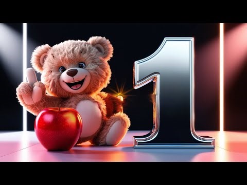 "Number Magic with Teddy: Count from 1 to 10!"