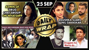 Anushka Sharma Slams Cricketer Sunil Gavaskar's distasteful remark on Virat Kohli, Reports reveal that Deepika Padukone is the ADMIN of the WhatsApp Group where she spoke about Drugs, Bollywood stars pay tribute to SP Bala Subrahmanyam's passing away. These are among the Top 10 News In Bollywood Now's Daily Wrap. | Bollywood Now