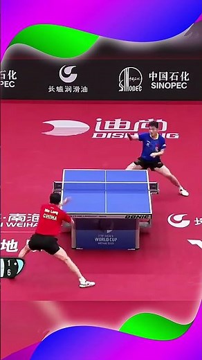 Ma Long's Forehand Power Is The Best In The World #卓球 #乒乓球 #pingpong #sports #tabletennis #worldtabl
