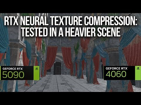 RTX Neural Texture Compression Tested in a Scene That Is More Representative of a Real Workload