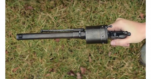 Firing the foot-long Austro-Hungarian 11mm M1870 Gasser revolver (VIDEOS)