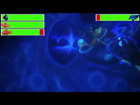 Finding Dory Squid Chase with healthbars (Edited By ‪@GabrielD2002‬)