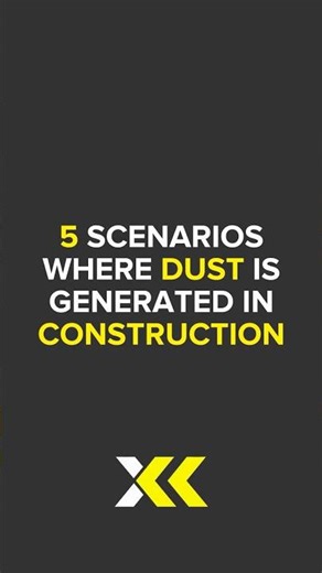 5 construction scenarios where respirable dust is generated