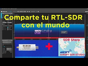 Share your RTL-SDR with the world. SdrSharp. We created the AirSpy server.
