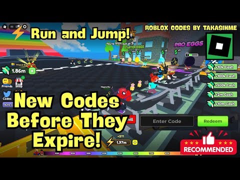 New Update CODES Run and Jump Roblox, November 22, 2025