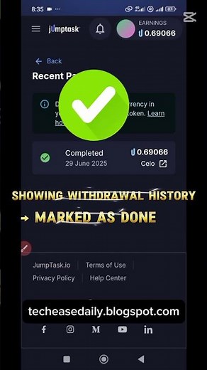 JumpTask LIVE Payment Proof 💸 | Trust Wallet Received Today! #jumpTaskLiveProof