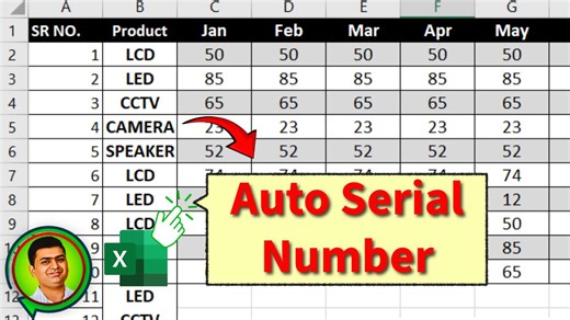Insert Auto Serial Number in Excel with simple trick 🔥 aaj ki video main hum seekehge ki aap ms excel main auto serial number kaise insert kar sakte hai , taki jab hi aap excel main entry kare to serial number automatic insert ho jaye aapko manually insert karne ki jaroort na ho so agar aap ek excel user hai ya working professional hai to aaji ki excel ki video aapke kafi kaam aayegi dosto. 🔥Our Website (Computer Tips & Tricks in Hindi)🔥 https://www.pctips.in/ --------------------------------