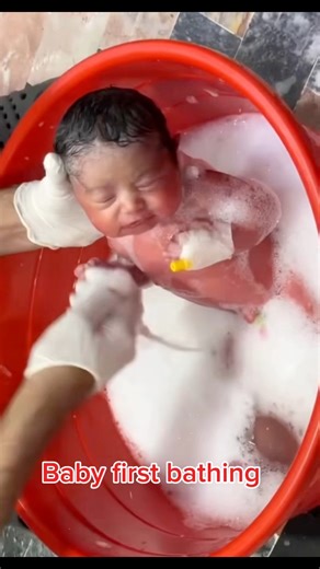 14K views · 256 reactions | Baby first bath and after bathing | Newborn babies | Facebook