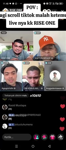 Agogo Violin: Minta Maaf dan Ketemu Live RISE ONE